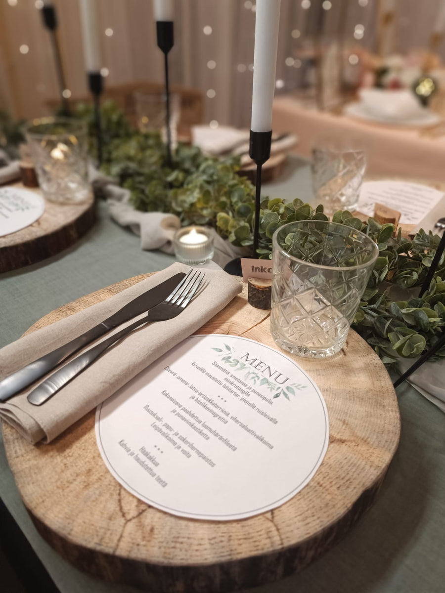 Puukiekko | Juhlatarvikkeiden vuokraus | Hääkoristeet – Hurmaava Hattara – Somistevuokraamo ...