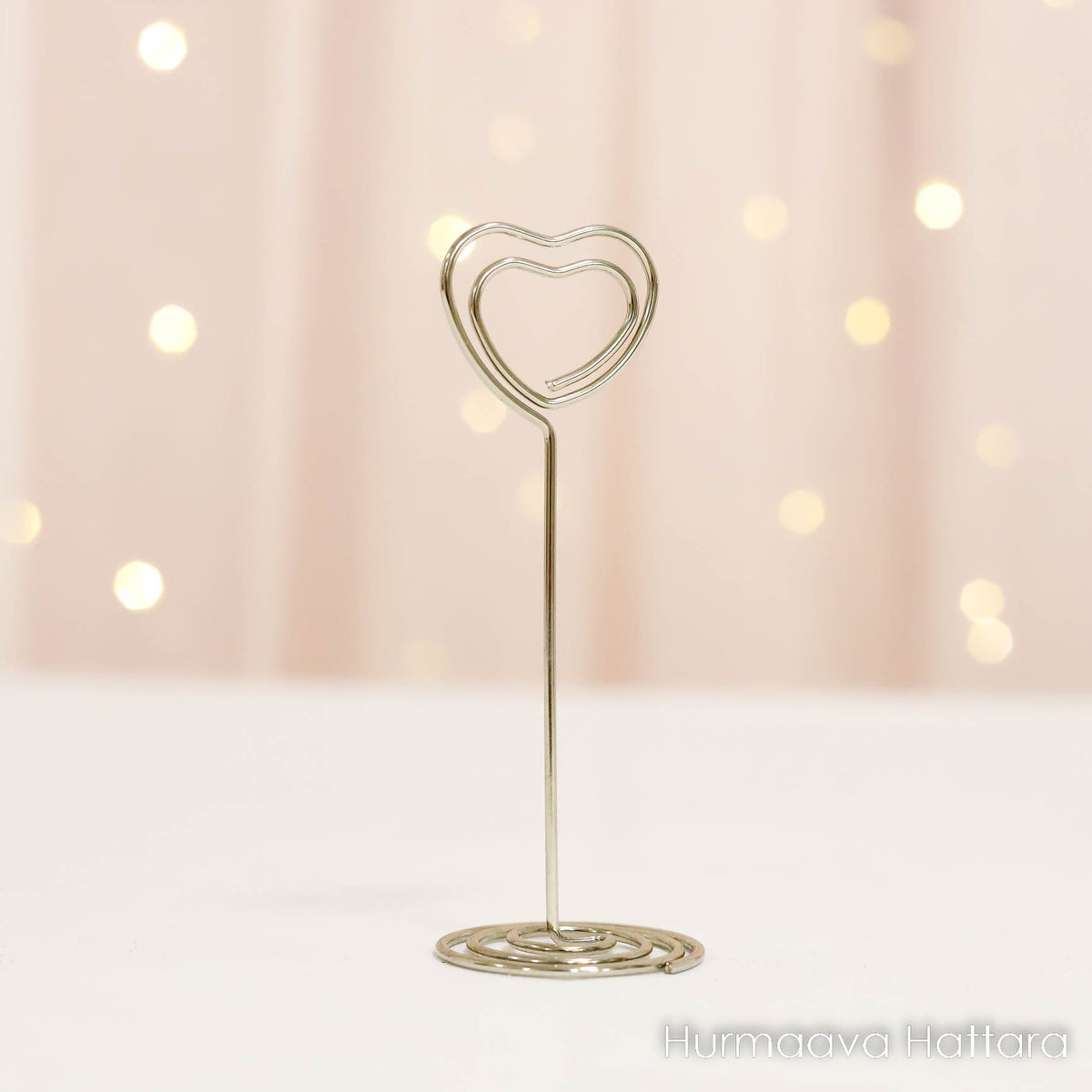 Korttipidike Sydän | Hääkoristeet | Hurmaava Hattara – Hurmaava Hattara – Somistevuokraamo ...