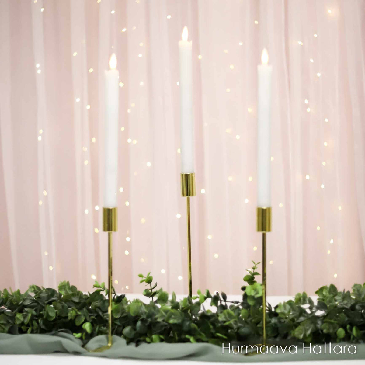 Kynttilänjalka kultainen | Vuokraa juhlatarvikkeet | Hurmaava Hattara – Hurmaava Hattara ...