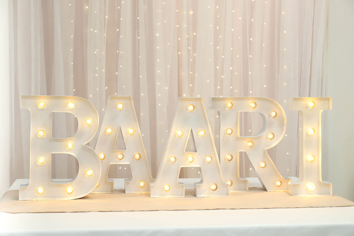 BAR -valokyltti | Vuokraa juhlatarvikkeet | Hurmaava Hattara – Hurmaava Hattara ...