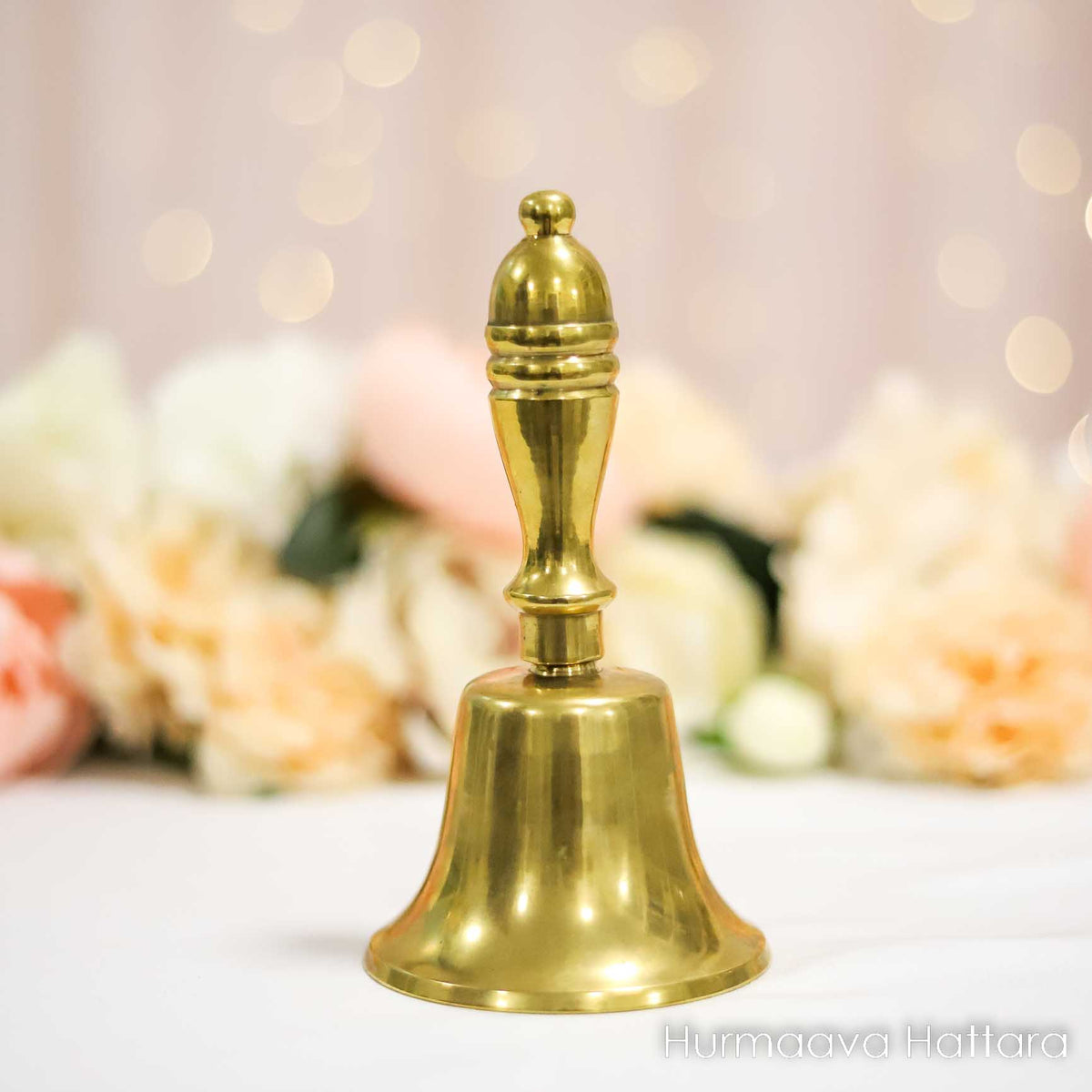 Seremoniakello kultainen, iso | Vuokratuotteet | Juhlatarvikkeet – Hurmaava Hattara ...