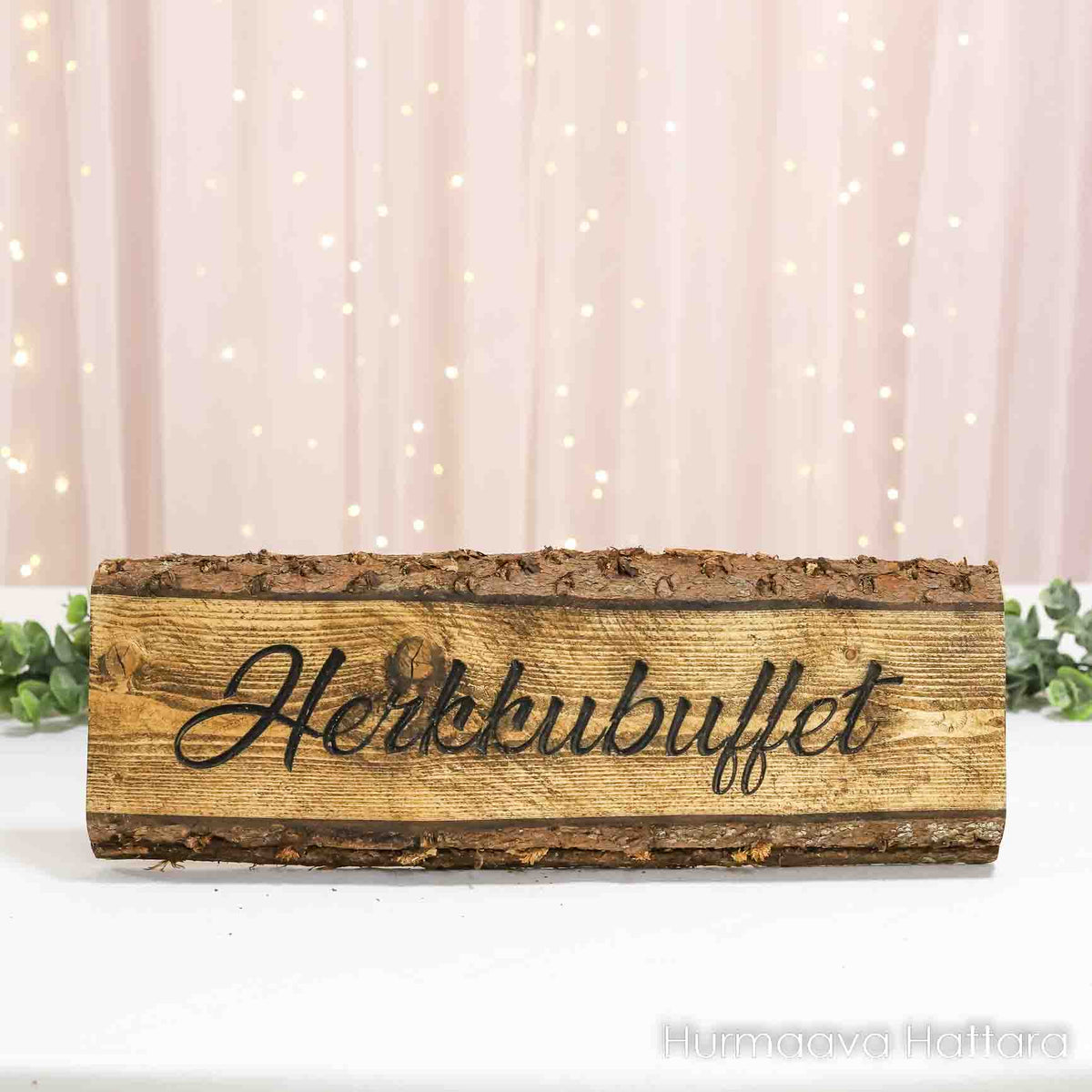 Herkkubuffet -kyltti | Vuokraa juhlatarvikkeet | Hurmaava Hattara – Hurmaava Hattara ...
